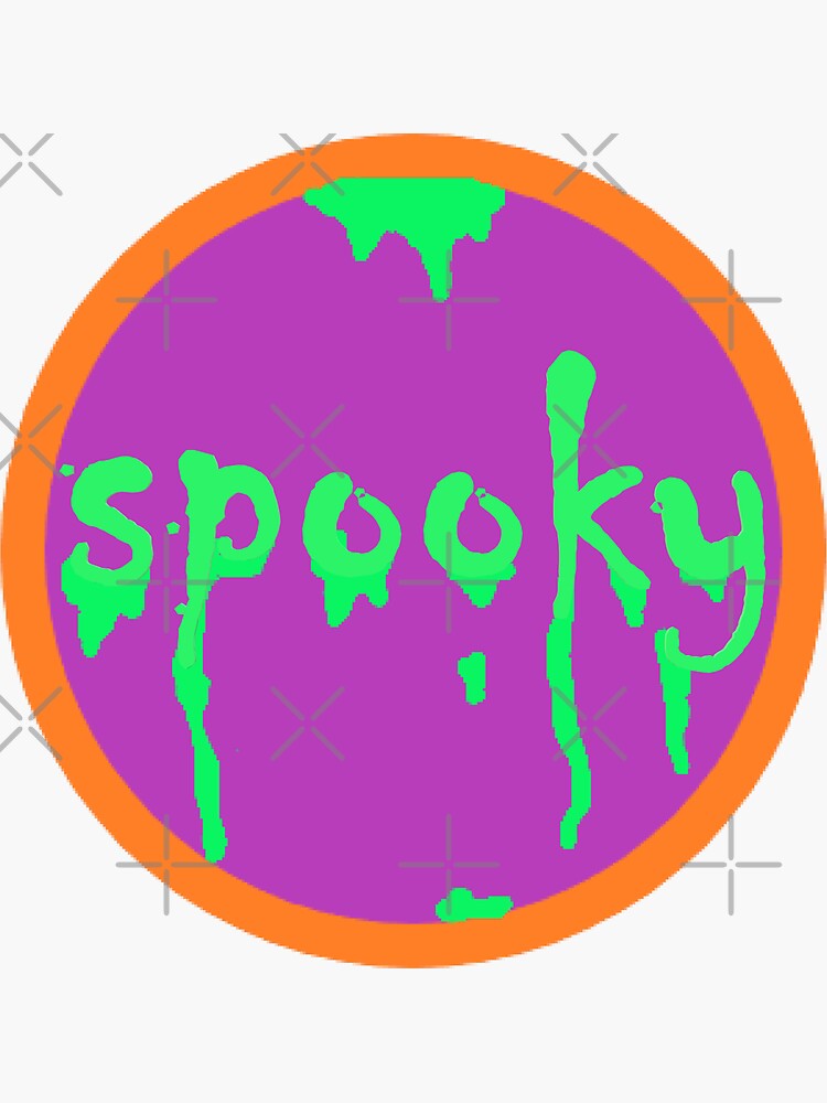 "spooky drip halloween" Sticker for Sale by cwileyyy | Redbubble