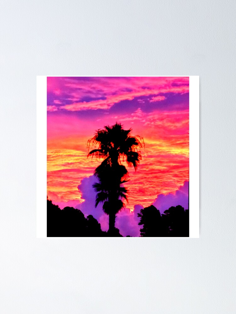 "Palm Tree Apocalypse" Poster for Sale by Sharonmobile | Redbubble