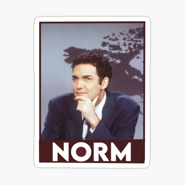 "Norm Macdonald " Sticker for Sale by tshirtyasmin | Redbubble
