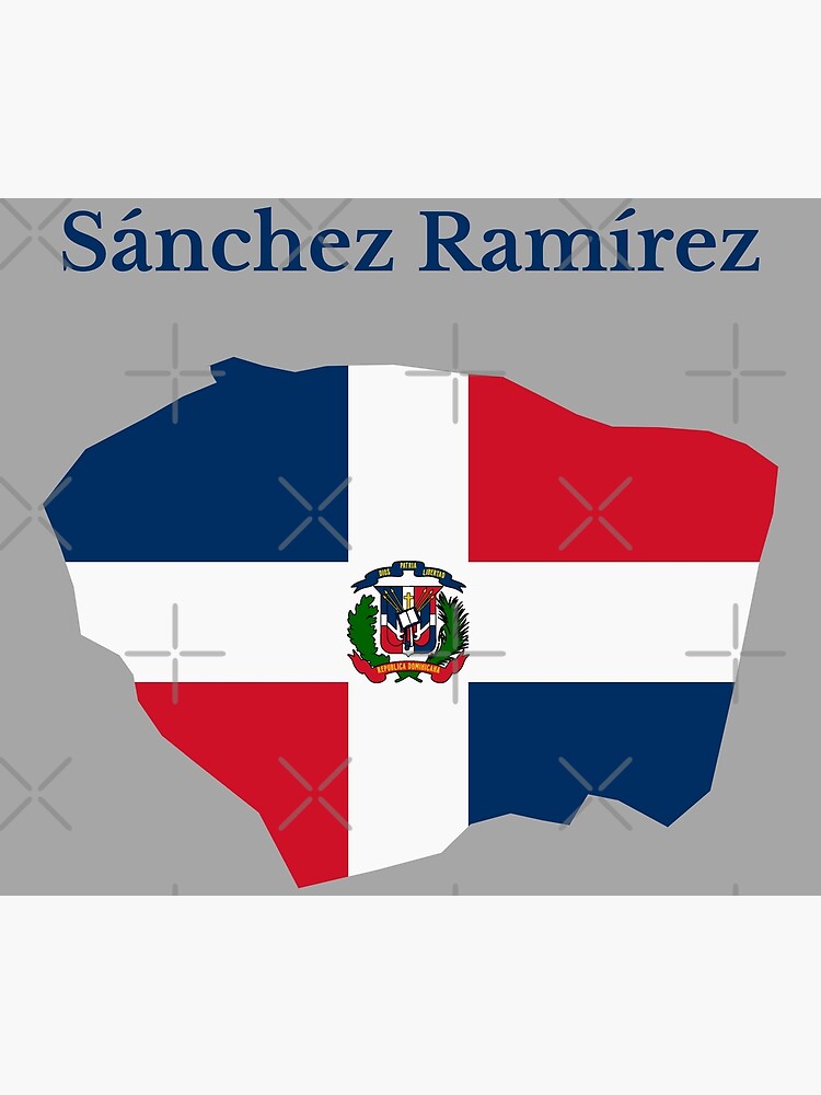 "Sanchez Ramirez Province Map Design, Dominican Republic." Poster for ...