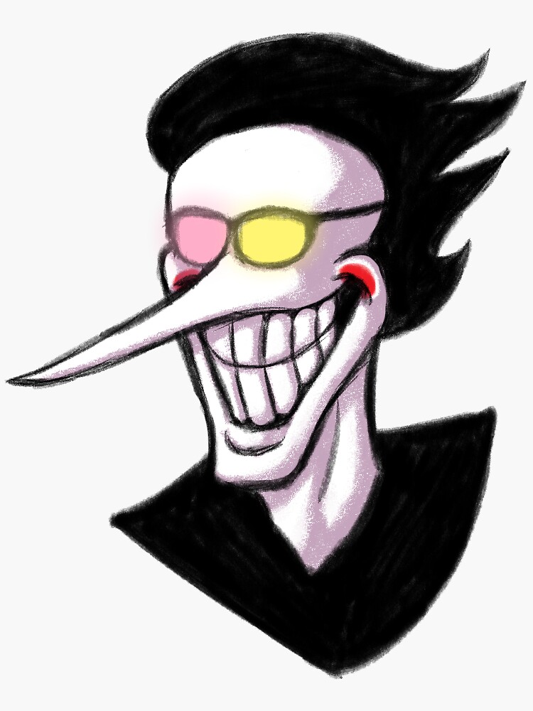 "Spamton Deltarune Headshot" Sticker for Sale by Dismal-Uprising ...