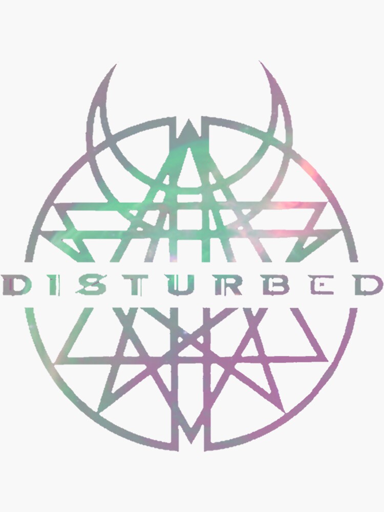 "disturbed band rock metal best of logo" Sticker for Sale by teriteri33 ...