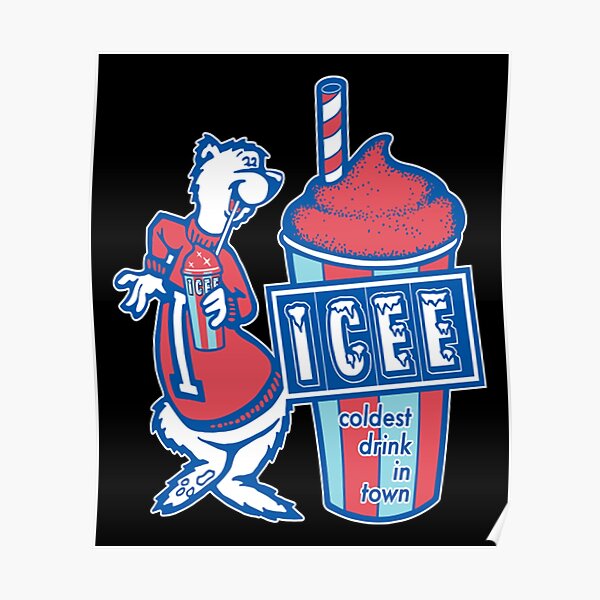 "Icee " Poster for Sale by shopnamokla | Redbubble