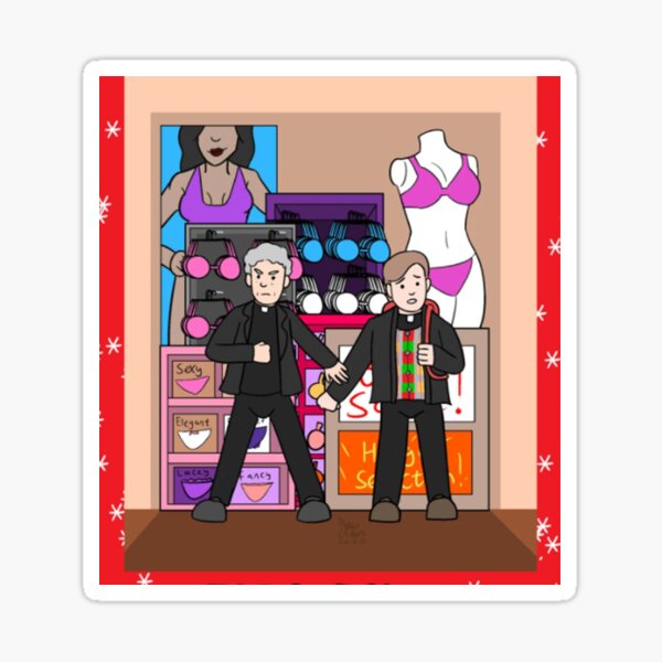 "Father Ted - A Christmassy Ted Inspired Christmas" Sticker for Sale by ...