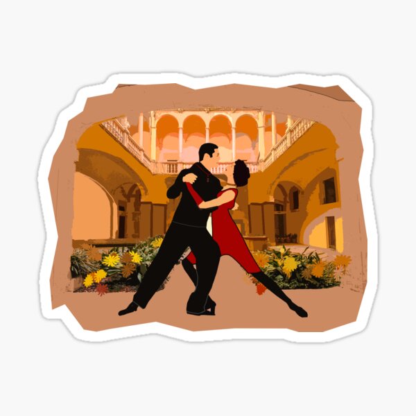 "El Tango" Sticker for Sale by janraydesigns | Redbubble