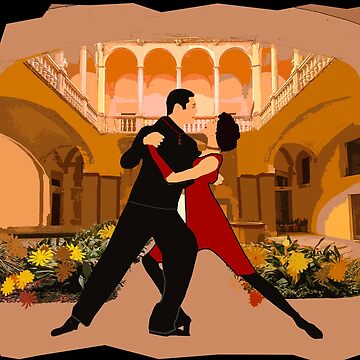 "El Tango" Sticker for Sale by janraydesigns | Redbubble