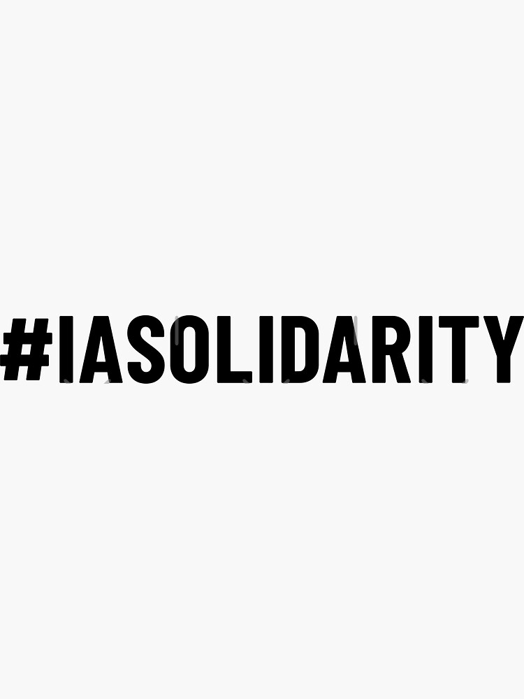 "IATSE - IASOLIDARITY" Sticker for Sale by thedustyshelves | Redbubble