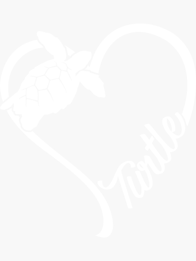 "Heart Turtle" Sticker for Sale by thanhmaidesign | Redbubble