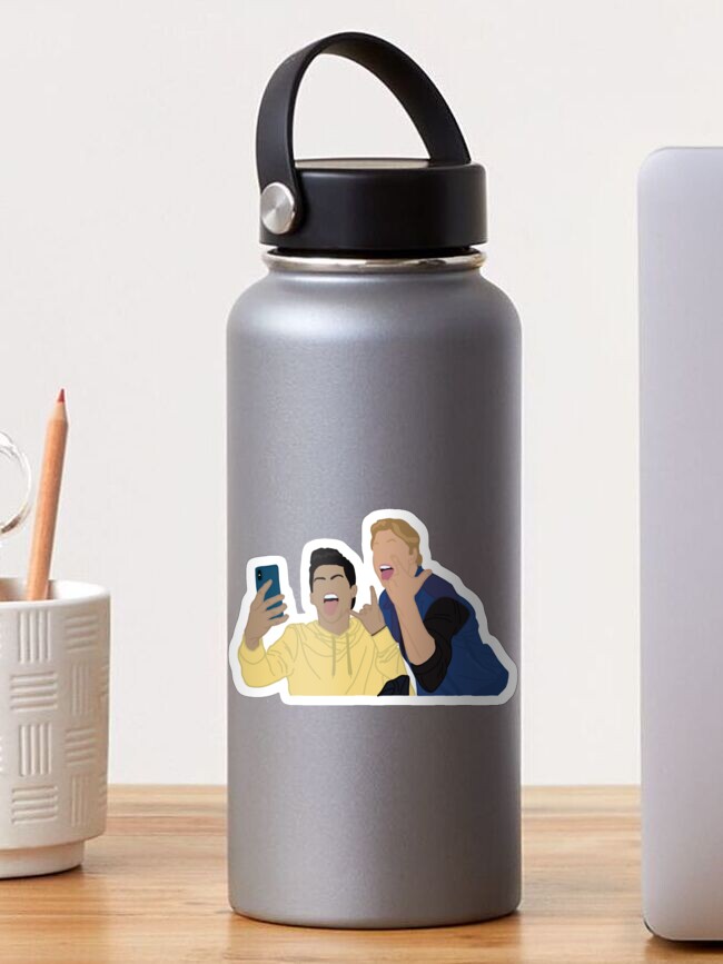 "Cobra Kai Season 3 Miguel Diaz & Johnny Lawrence" Sticker for Sale by BigDreamStickrs | Redbubble