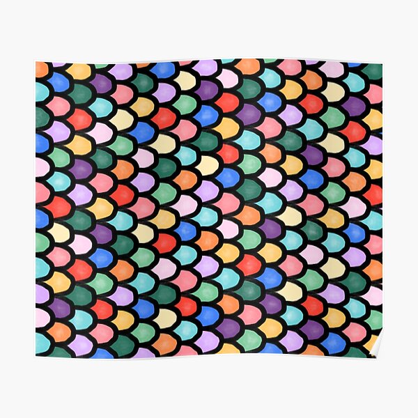"rainbow fish" Poster for Sale by iamnicoletheone | Redbubble