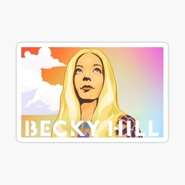 "becky hill best of logo" Sticker for Sale by robertsphplp11 | Redbubble