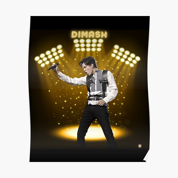 "Dimash Kudaibergen Unforgettable Concert" Poster for Sale by DimashMerch | Redbubble