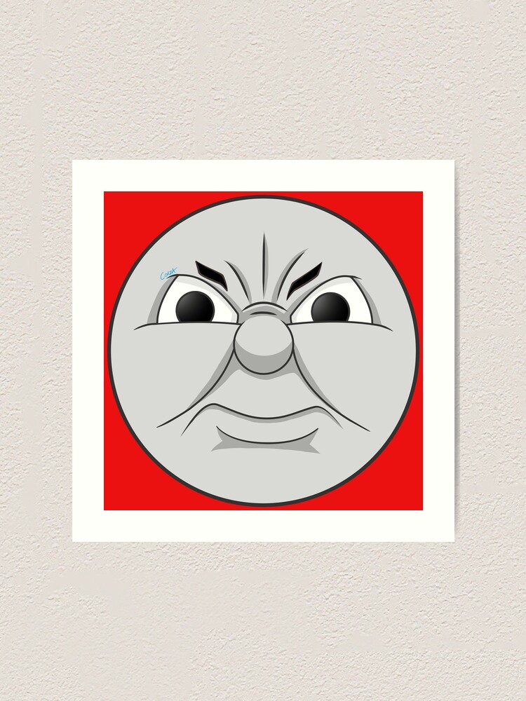 "James (angry face)" Art Print for Sale by corzamoon | Redbubble