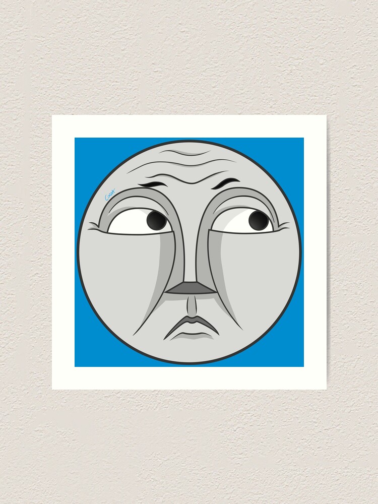 "Gordon (grumpy face)" Art Print by corzamoon | Redbubble