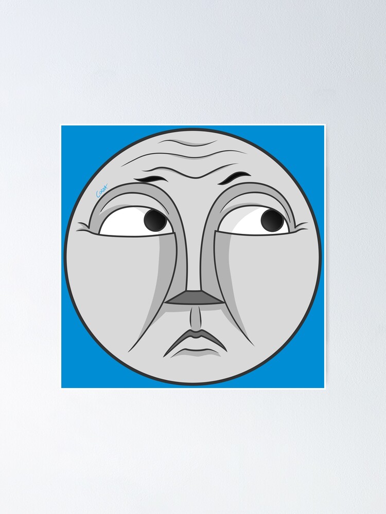 "Gordon (grumpy face)" Poster for Sale by corzamoon | Redbubble