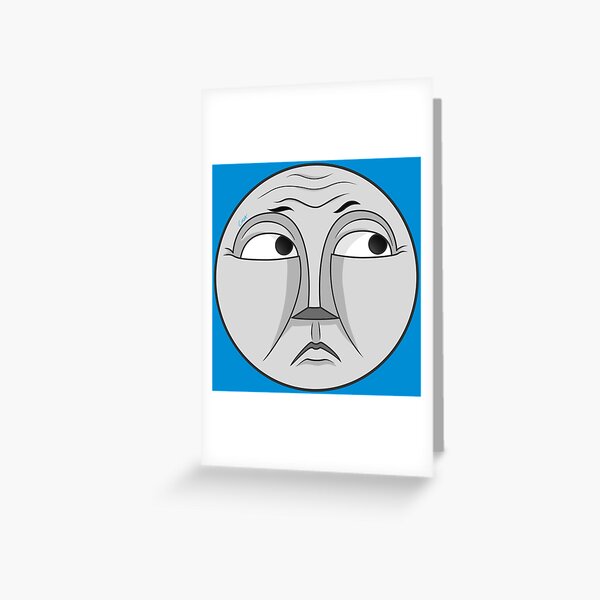 "Gordon (grumpy face)" Greeting Card by corzamoon | Redbubble