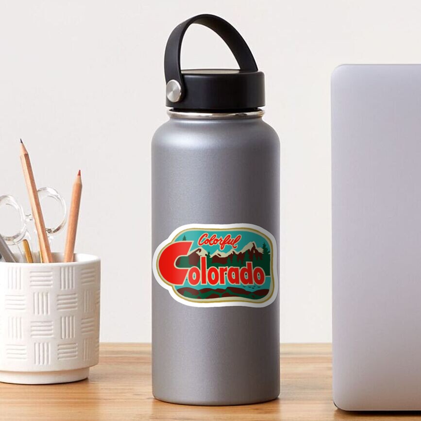 "Colorful Colorado Vintage Travel Decal" Sticker for Sale by hilda74 ...