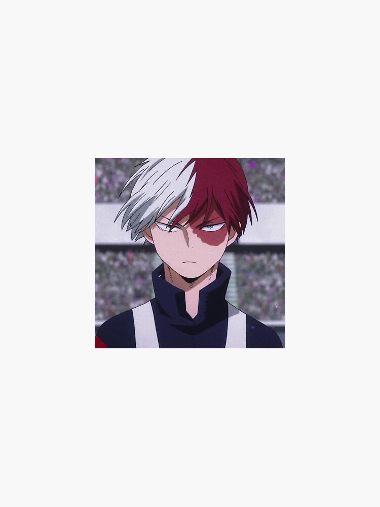 "todoroki sticker" Sticker by pixelatery | Redbubble