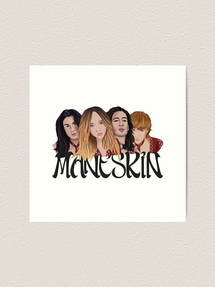 "Maneskin portraits" Art Print for Sale by marinellads | Redbubble