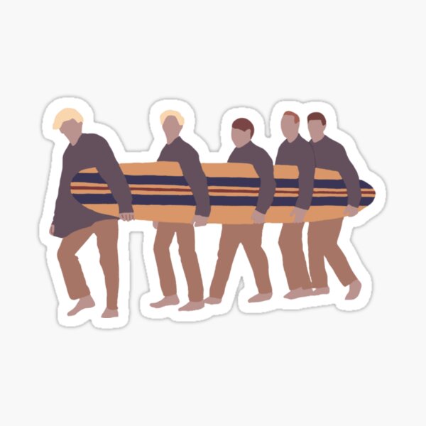 "Beach Boys Sticker" Sticker for Sale by rdoinbe | Redbubble