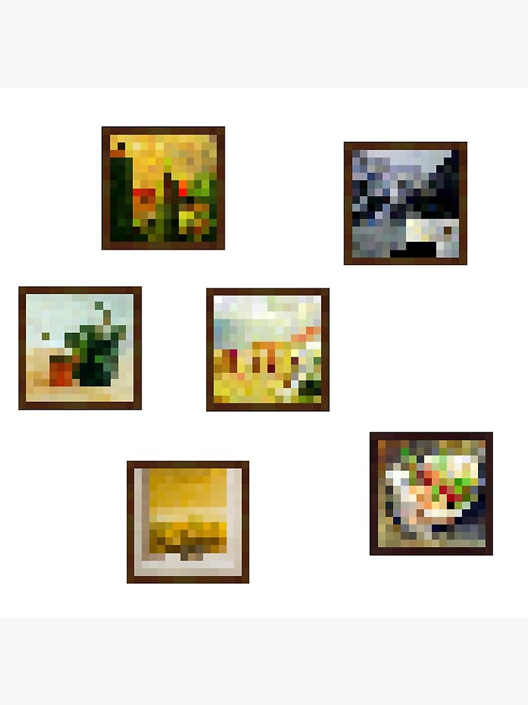 Small Minecraft Paintings Premium Matte Vertical Poster sold by Eva Wu ...
