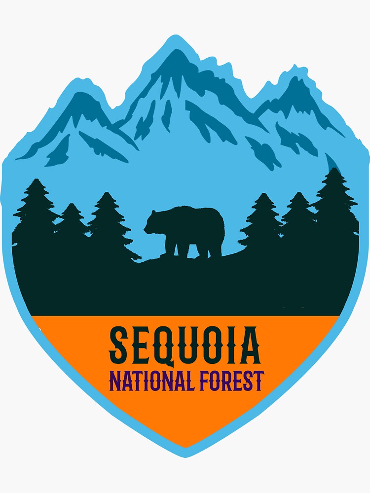 "Sequoia national forest " Sticker for Sale by Us-nature | Redbubble