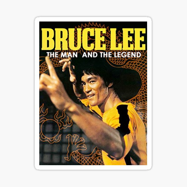"Bruce Lee" Sticker for Sale by coreaqsmart | Redbubble