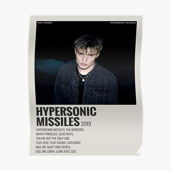 "Hypersonic missiles " Poster for Sale by Angie360 | Redbubble