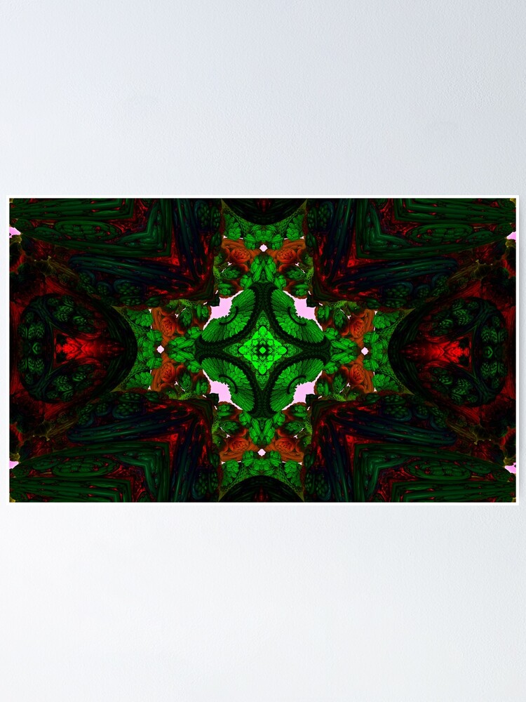 "Kaleidoscope cross: symbol of nature in the form of a cross. Aesthetic ...