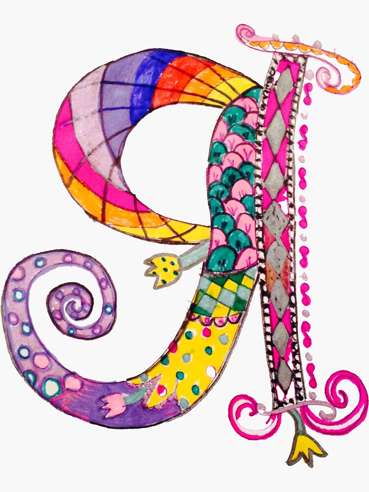 "letter R backwards" Sticker for Sale by KeziaForeman | Redbubble