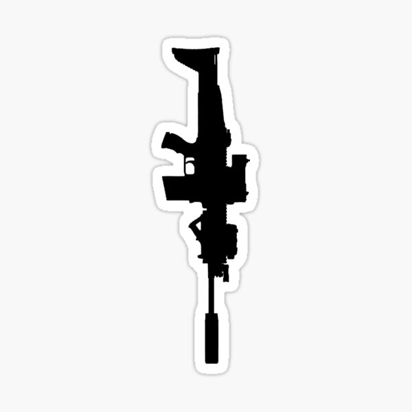 "Gun" Sticker for Sale by ghazalish | Redbubble