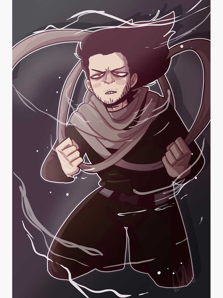 "Aizawa Shouta - Quirk Poster" Sticker for Sale by PaulaStokes2 | Redbubble