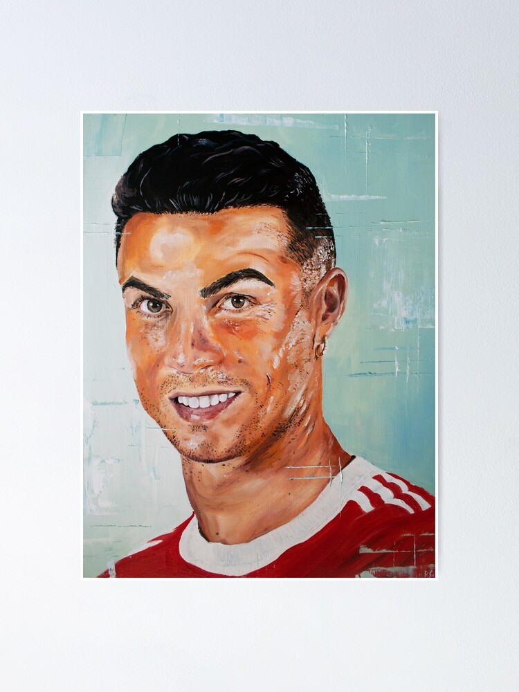 "Cristiano Ronaldo Portrait" Poster for Sale by Richardsekhon | Redbubble