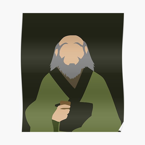 "general iroh" Poster for Sale by Mine-Art | Redbubble