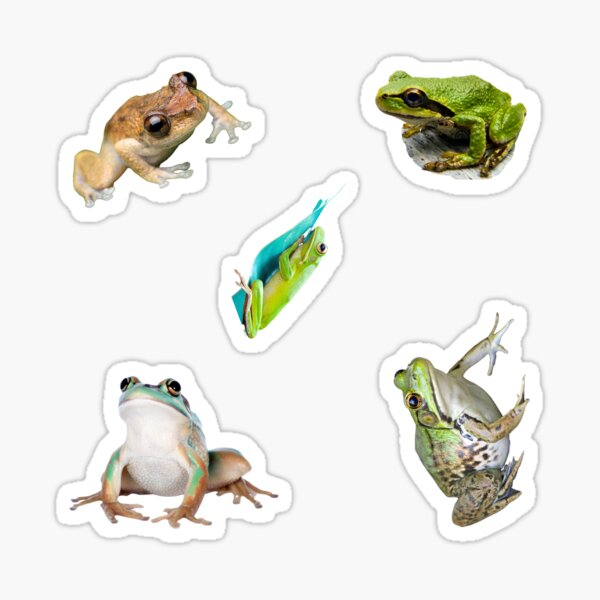 "2nd Sad Frogs Sticker Package. Funny, Adorable Frogs And Toads For ...