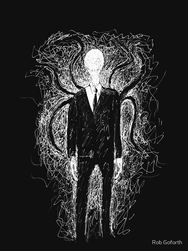 "The Slender Man" T-shirt for Sale by Xaphod | Redbubble | slender t ...
