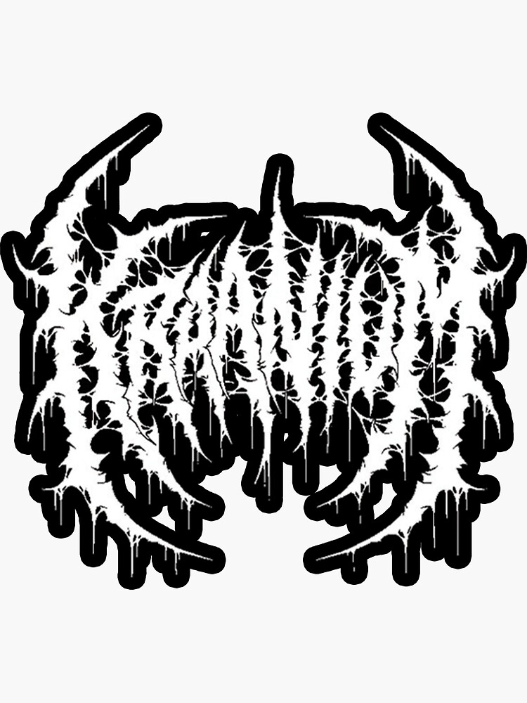 "kraanium band metal" Sticker by mkermannesrm | Redbubble