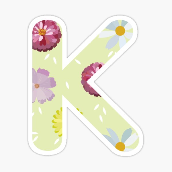 "Alphabet K" Sticker for Sale by DDoong-2 | Redbubble