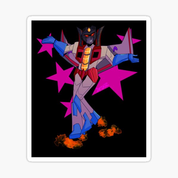 "STARSCREAM" Sticker for Sale by citrea | Redbubble