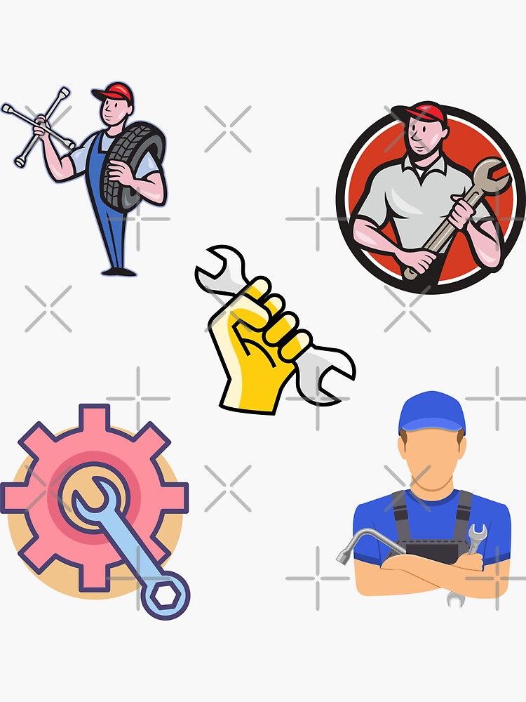 "Mechanical Engineer Sticker Pack #1" Sticker for Sale by infazbdeen ...