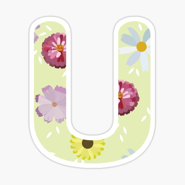 "Alphabet U" Sticker for Sale by DDoong-2 | Redbubble