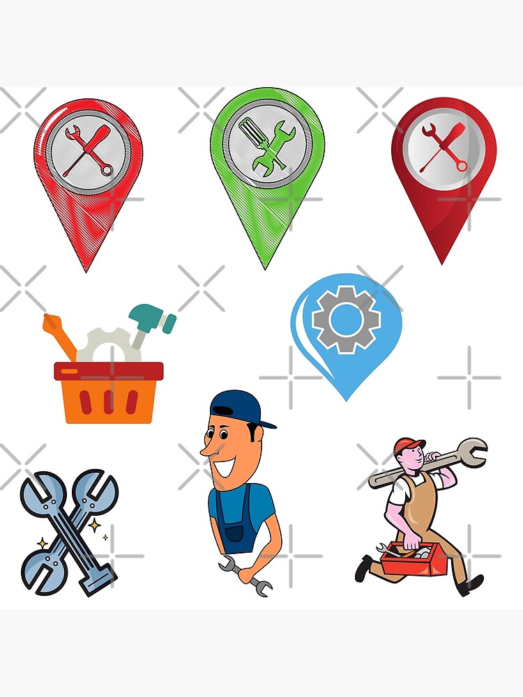 "Mechanical Engineer Sticker Pack #5" Poster for Sale by infazbdeen ...