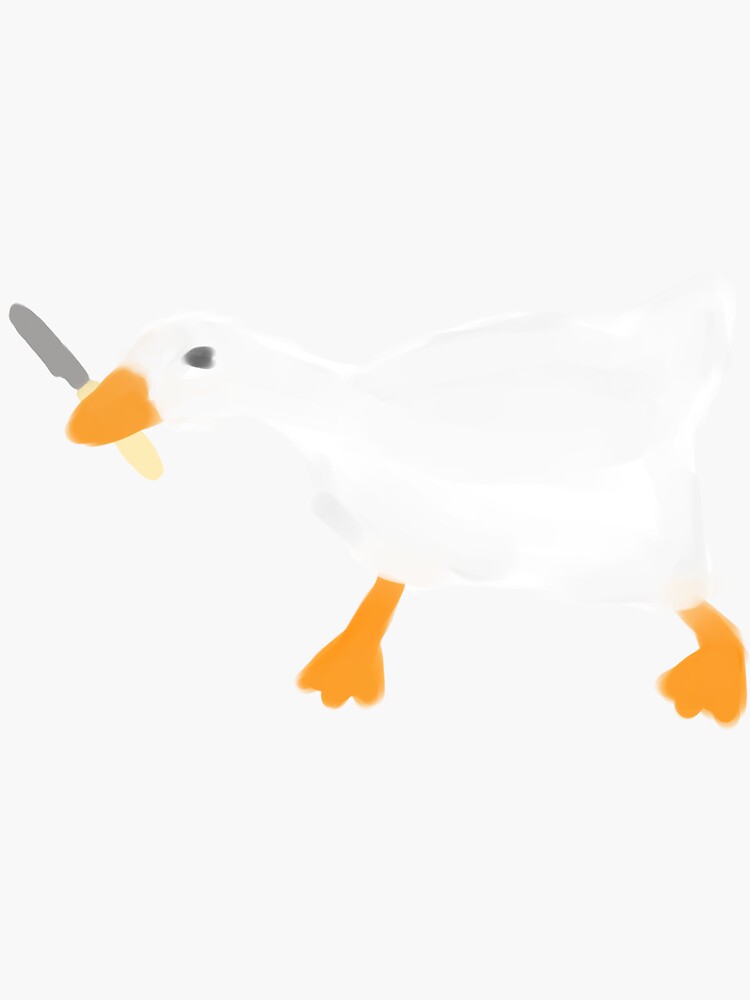 "Untitled Goose" Sticker for Sale by Bebopbee | Redbubble
