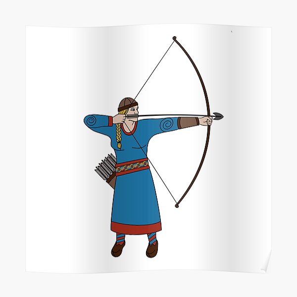 "Ingrid Archer from the North" Poster by Longhausart | Redbubble