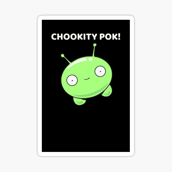 "Final Space Mooncake Chookity Pok - Funny" Sticker by ExploreTheStore ...