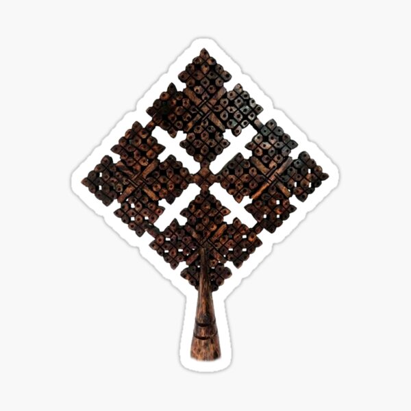 "Wooden cross" Sticker for Sale by HaGeez | Redbubble