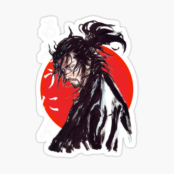 "Miyamoto Musashi " Sticker for Sale by renvtoleite | Redbubble