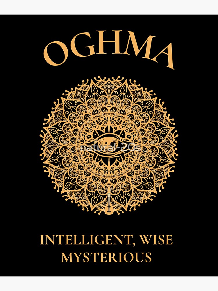 "Oghma" Sticker for Sale by natural-20s | Redbubble