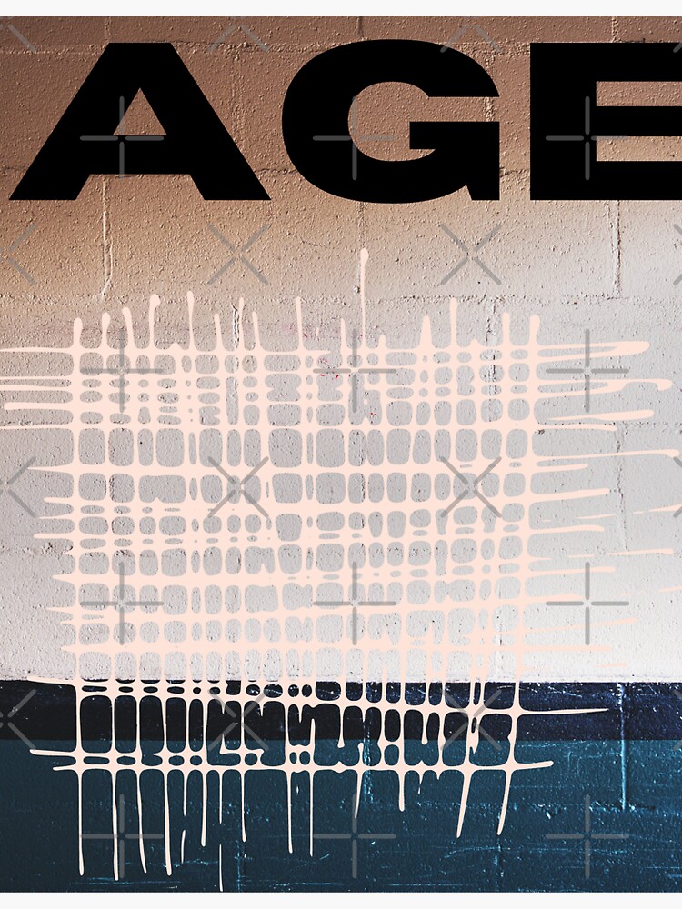 "Age theme" Sticker by mapacs100 | Redbubble