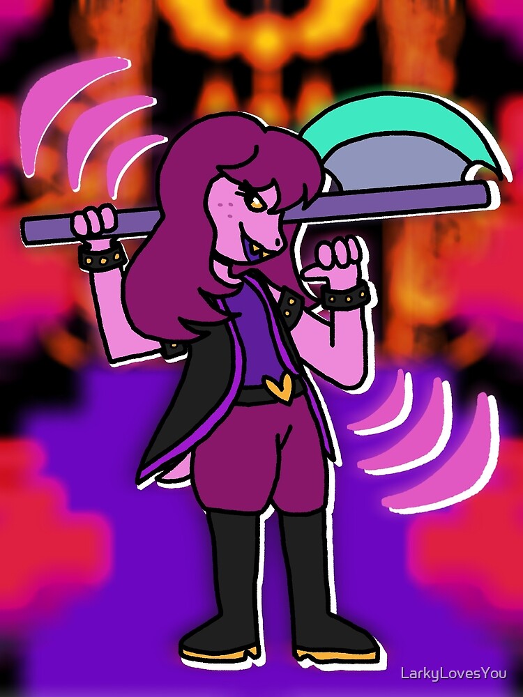 The Monster” - Susie (Deltarune)" Art Print for Sale by LarkyLovesYou ...